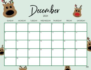 December 2024 Calendars - 50 FREE Printables | Printabulls