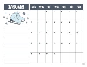 January 2024 Calendars - 50 FREE Printables | Printabulls