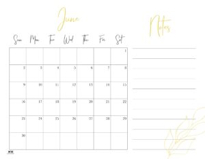 June 2024 Calendars - 50 FREE Printables - PrintaBulk