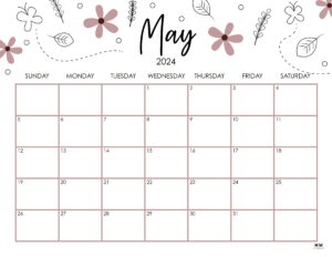 May 2024 Calendars - 50 FREE Printables | Printabulls