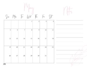 May 2024 Calendars - 50 FREE Printables | Printabulls