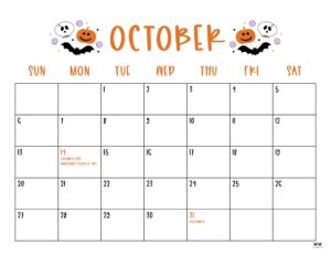 October 2024 Calendars - 50 FREE Printables | Printabulls