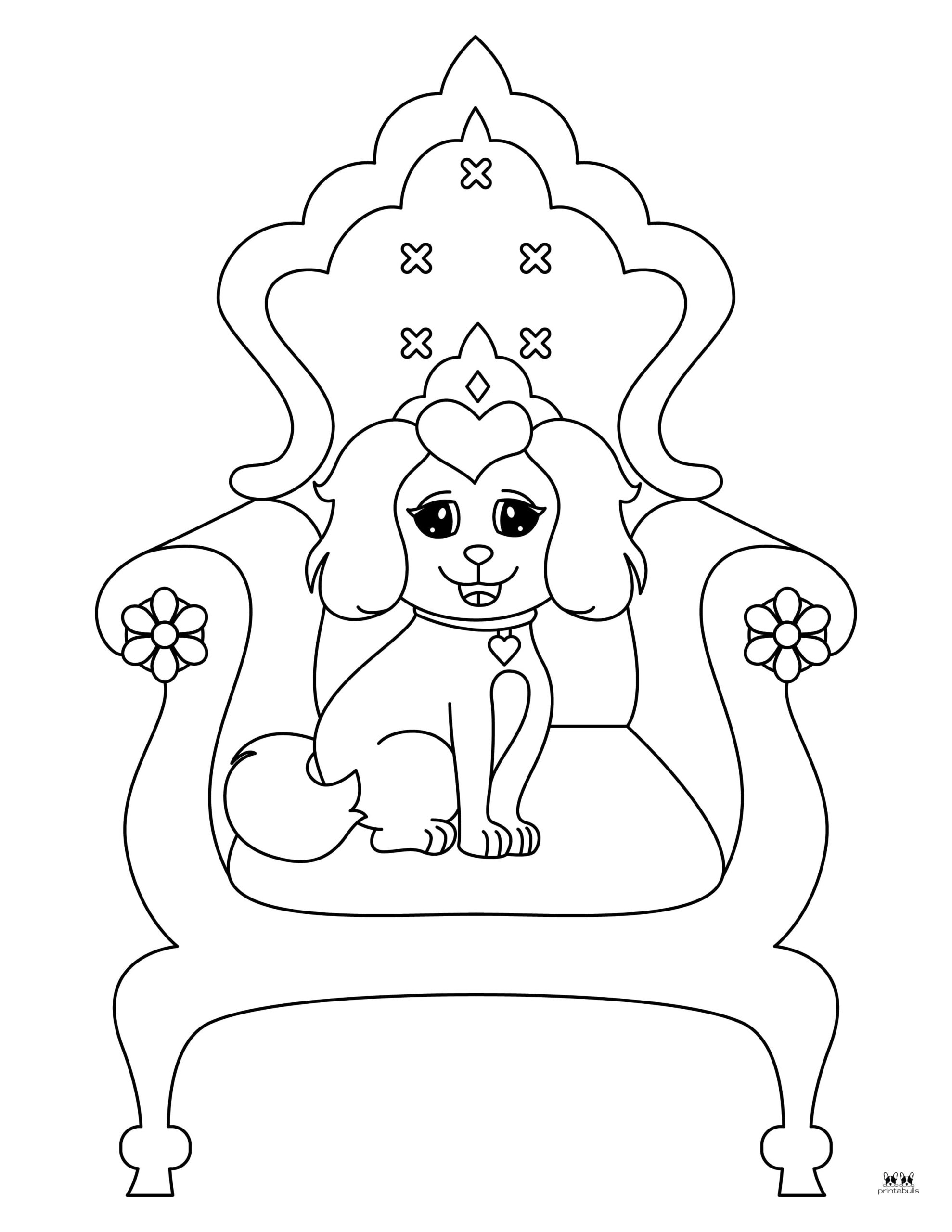 Puppy Coloring Pages - 25 FREE Printables | Printabulls