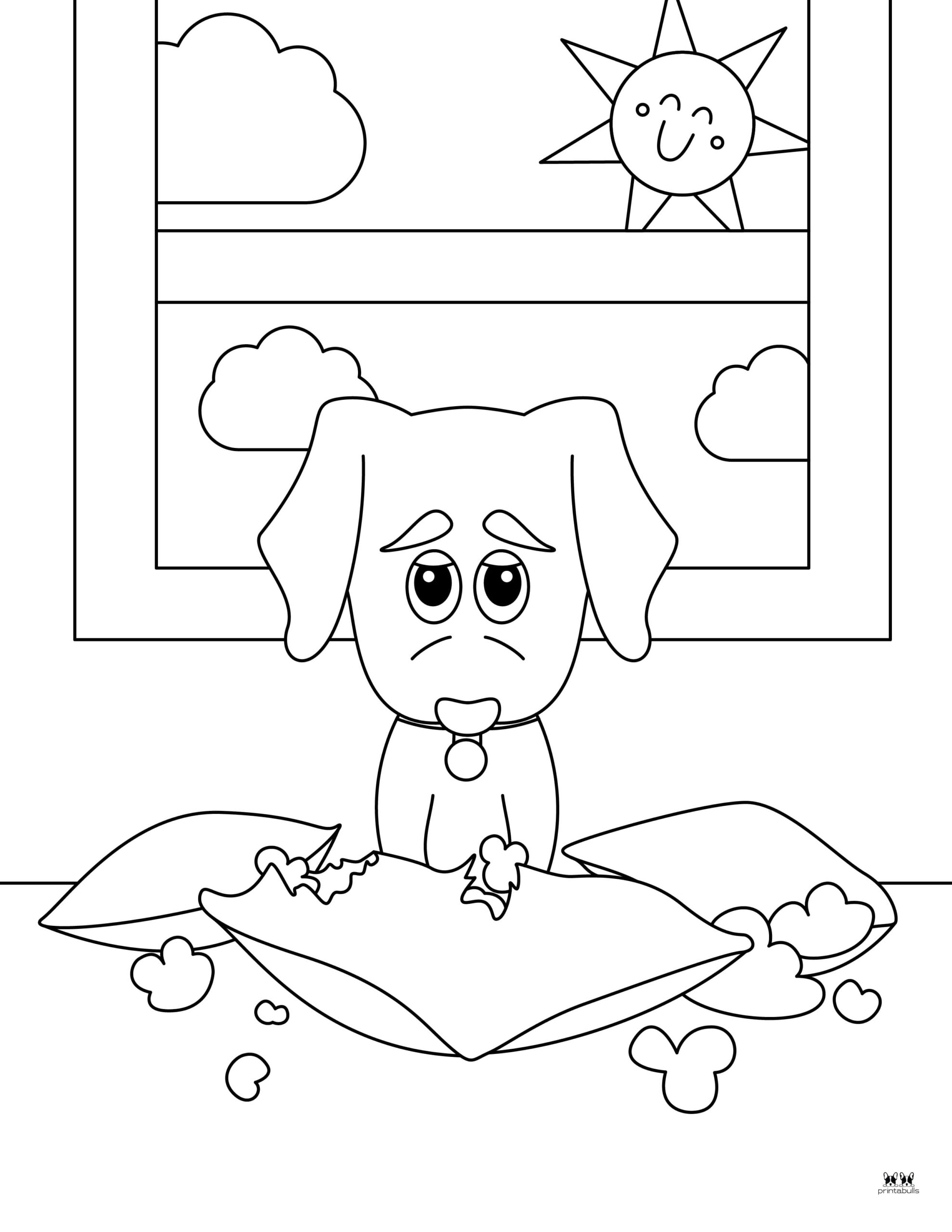 Puppy Coloring Pages - 25 FREE Printables | Printabulls