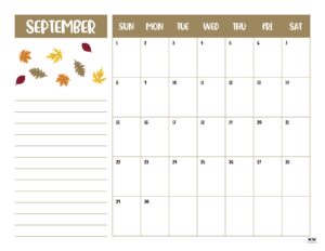 September 2024 Calendars - 50 FREE Printables | Printabulls