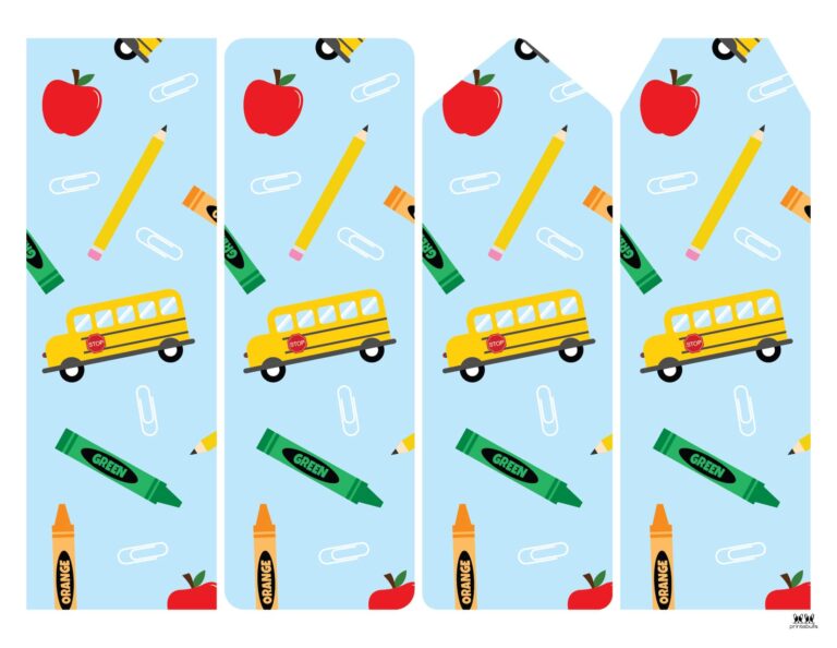 Printable Bookmarks - 500+ FREE Bookmarks | Printabulls
