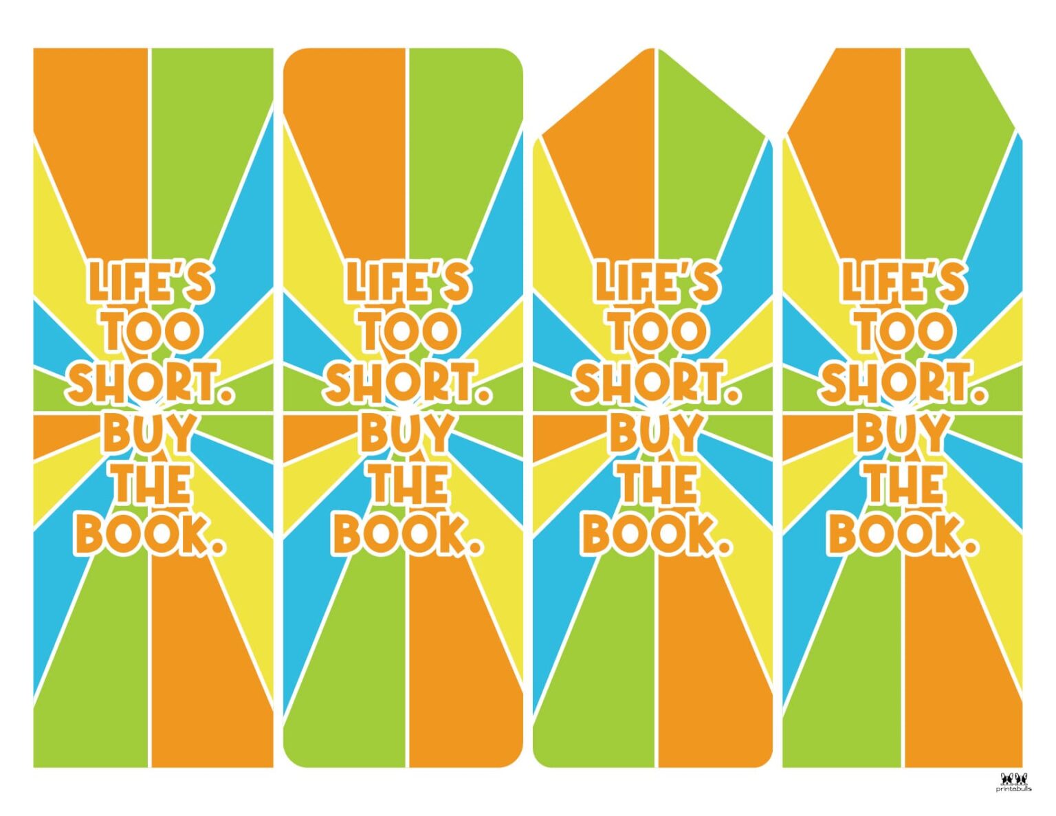 Printable Bookmarks - 500+ FREE Bookmarks | Printabulls