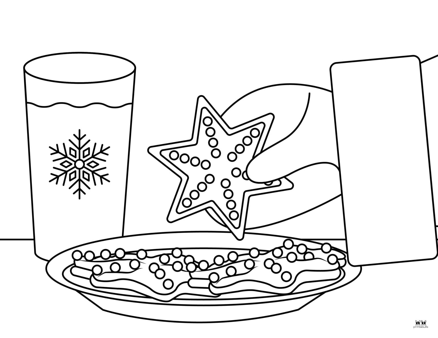 Christmas Cookies Coloring Pages - 25 FREE Pages | Printabulls