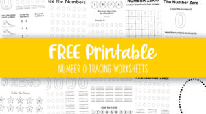 Printable Number Educational Resources For Kids | Printabulls