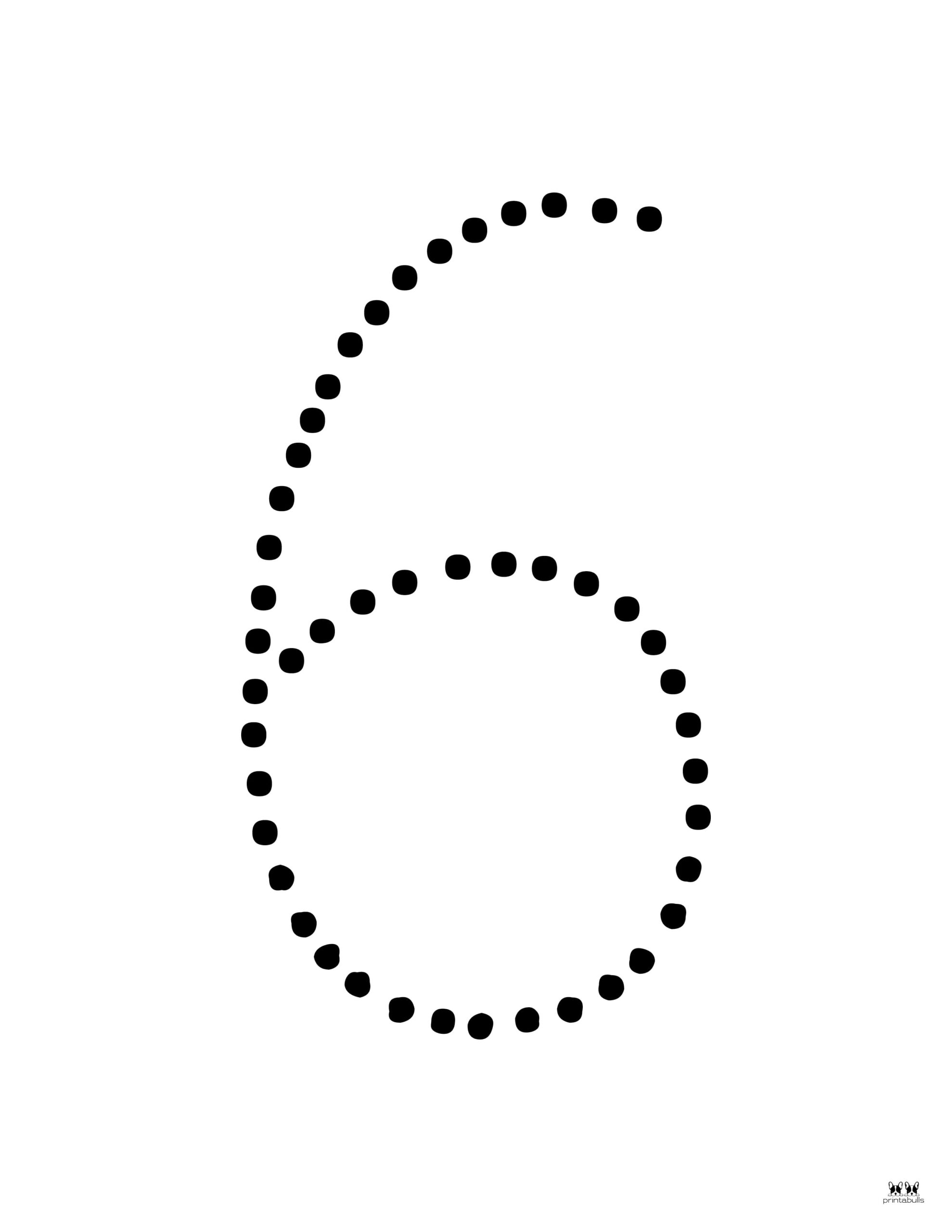 Number 6 Tracing Worksheets - 15 FREE Pages | Printabulls