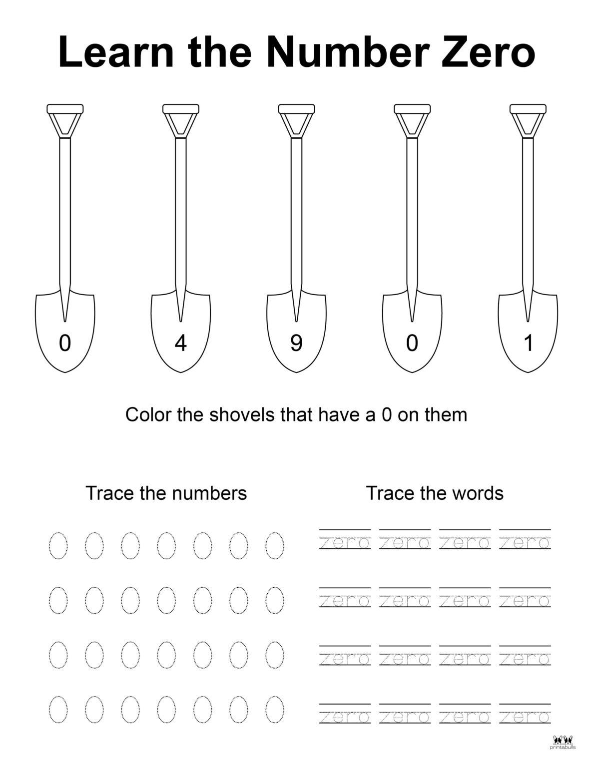 Number 0 Tracing Worksheets - 15 FREE Pages | Printabulls