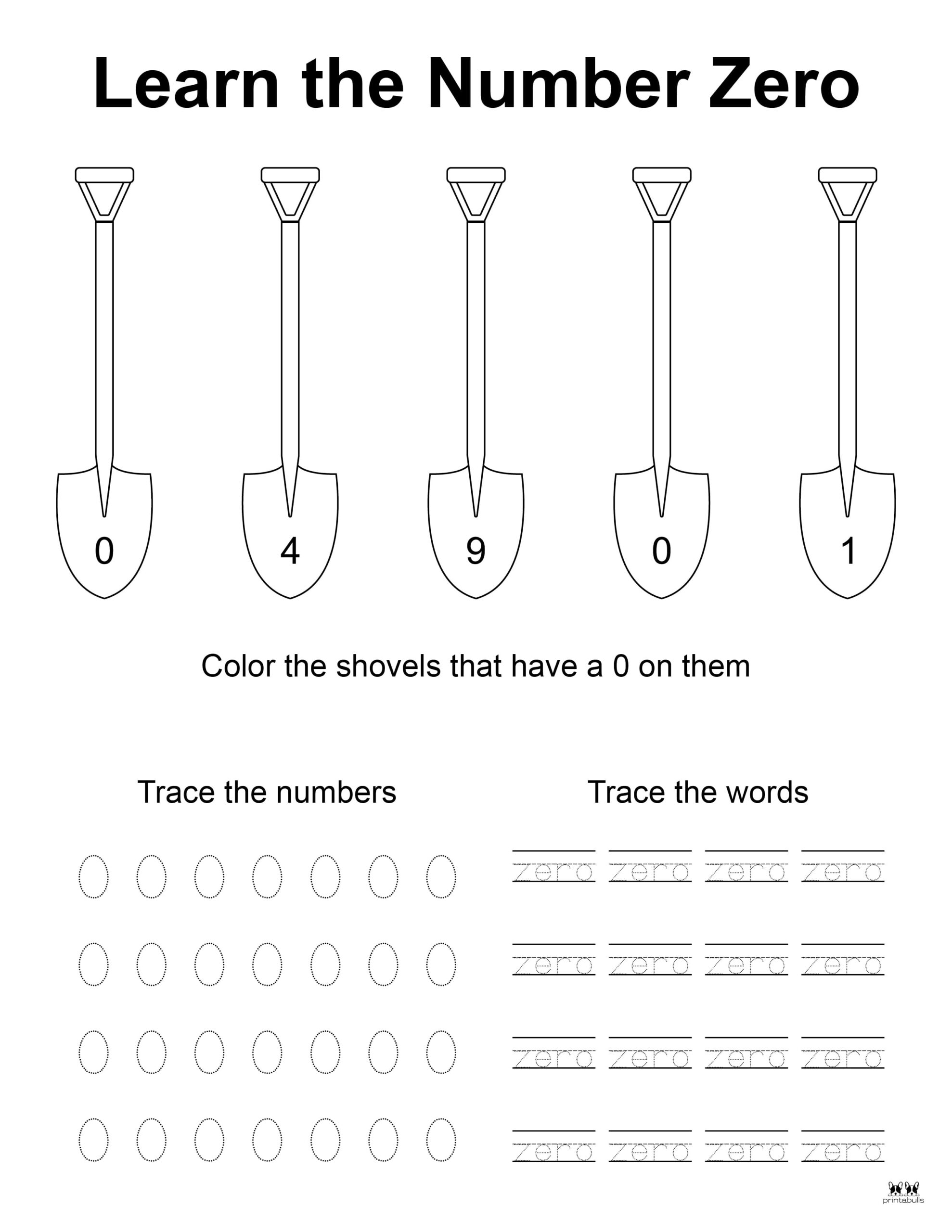Number 0 Tracing Worksheets - 15 FREE Pages | Printabulls