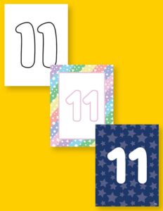 Printable Bubble Numbers - 32 FREE Printables | Printabulls