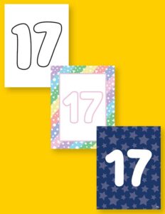 Printable Bubble Numbers - 32 FREE Printables | Printabulls