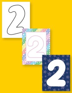 Printable Bubble Numbers - 32 FREE Printables | Printabulls