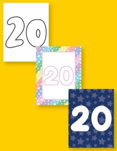 Printable Bubble Numbers - 32 FREE Printables | Printabulls
