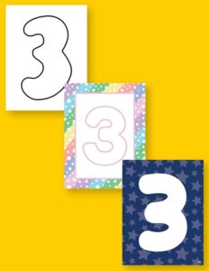 Printable Bubble Numbers - 32 FREE Printables | Printabulls