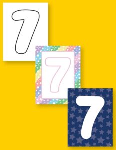 Printable Bubble Numbers - 32 FREE Printables | Printabulls