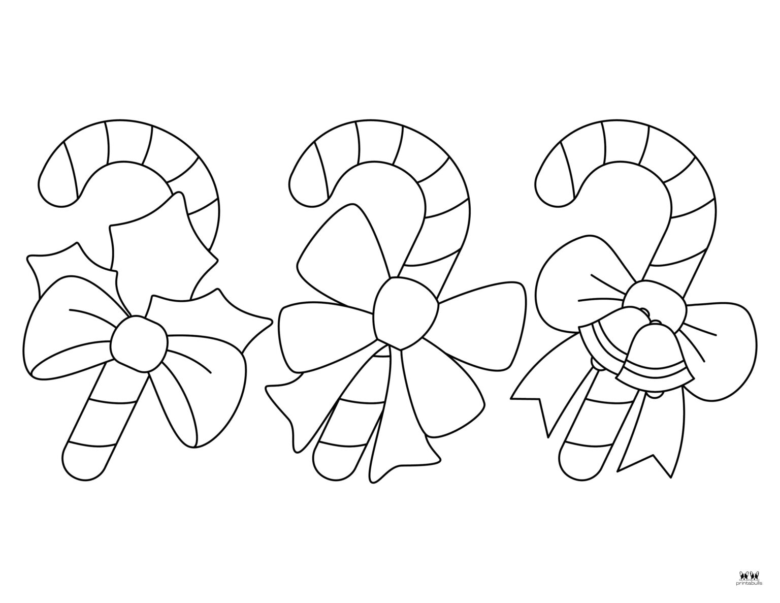 Candy Cane Coloring Pages & Templates - 35 Pages | Printabulls