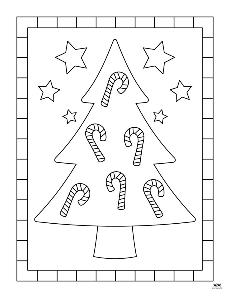 Candy Cane Coloring Pages & Templates - 35 Pages | Printabulls
