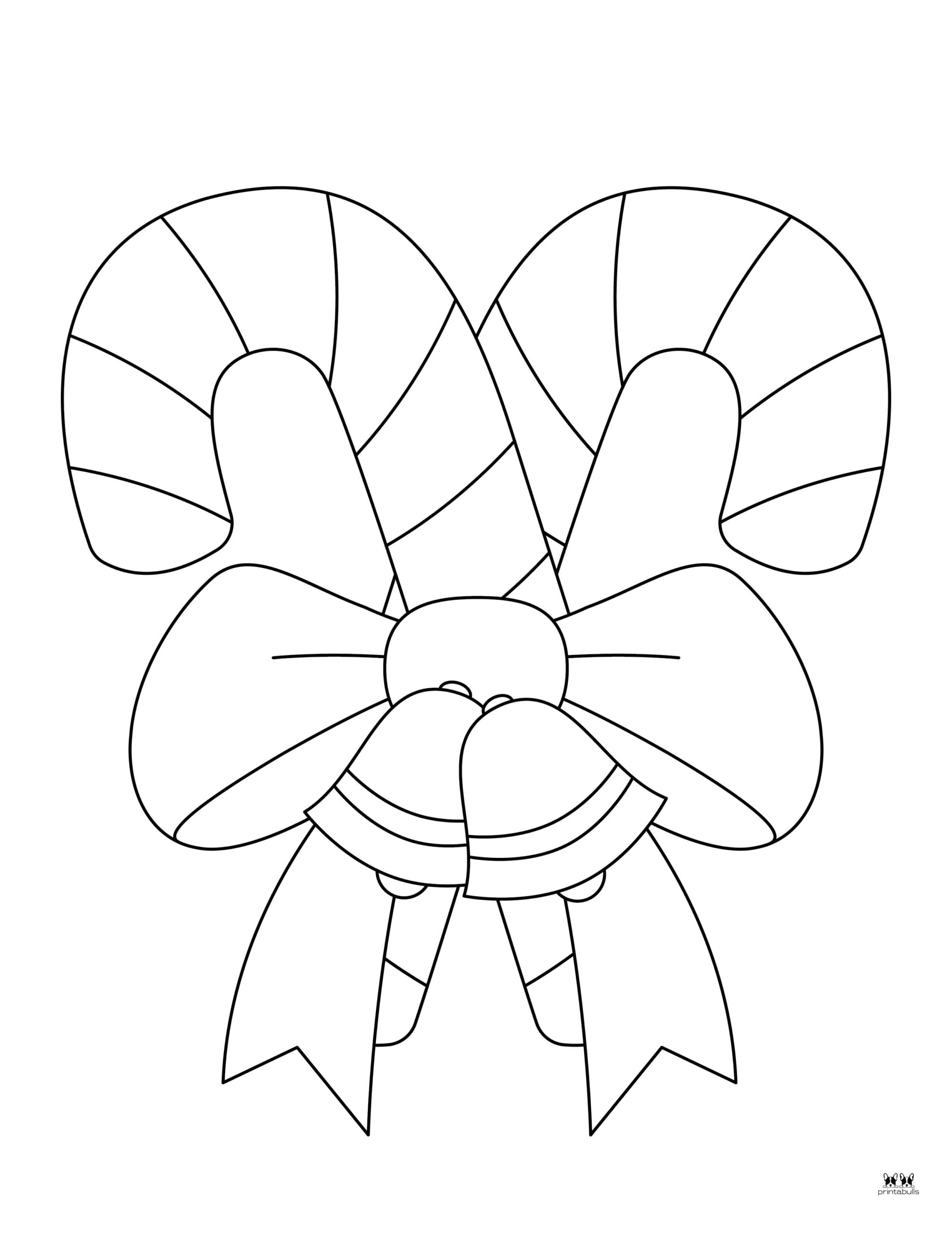 Candy Cane Coloring Pages & Templates - 35 Pages | Printabulls