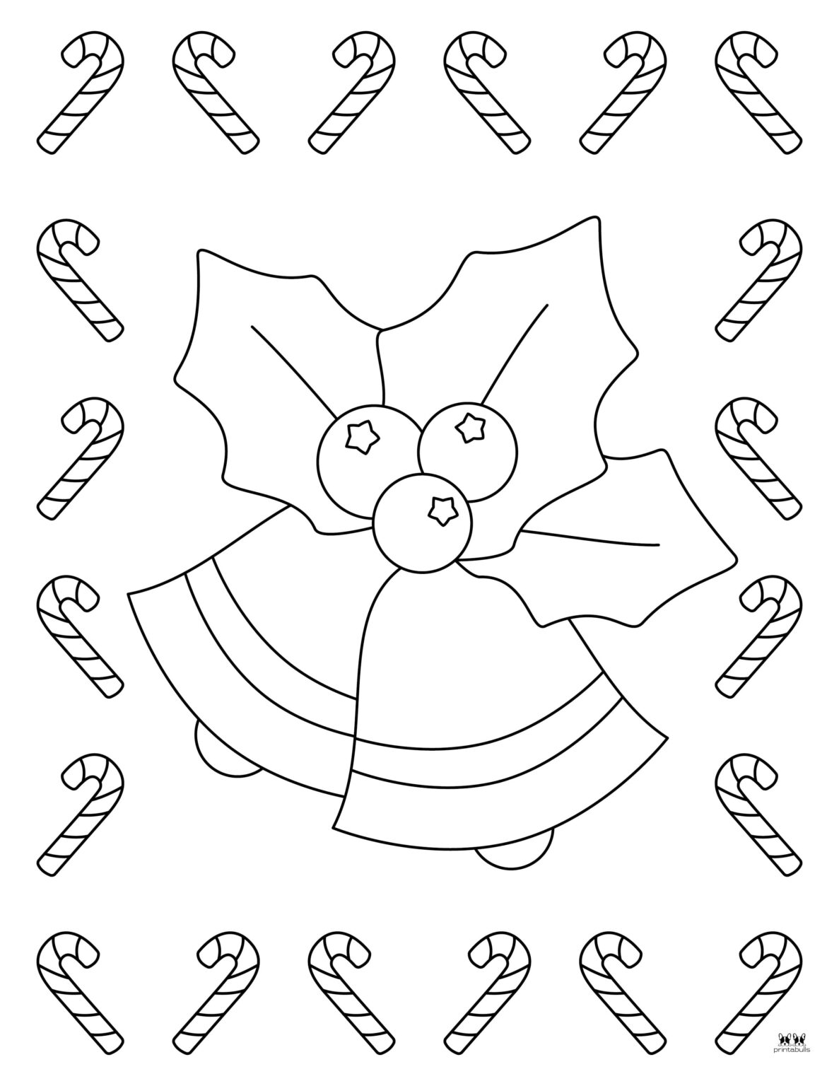 Candy Cane Coloring Pages & Templates - 35 Pages | Printabulls