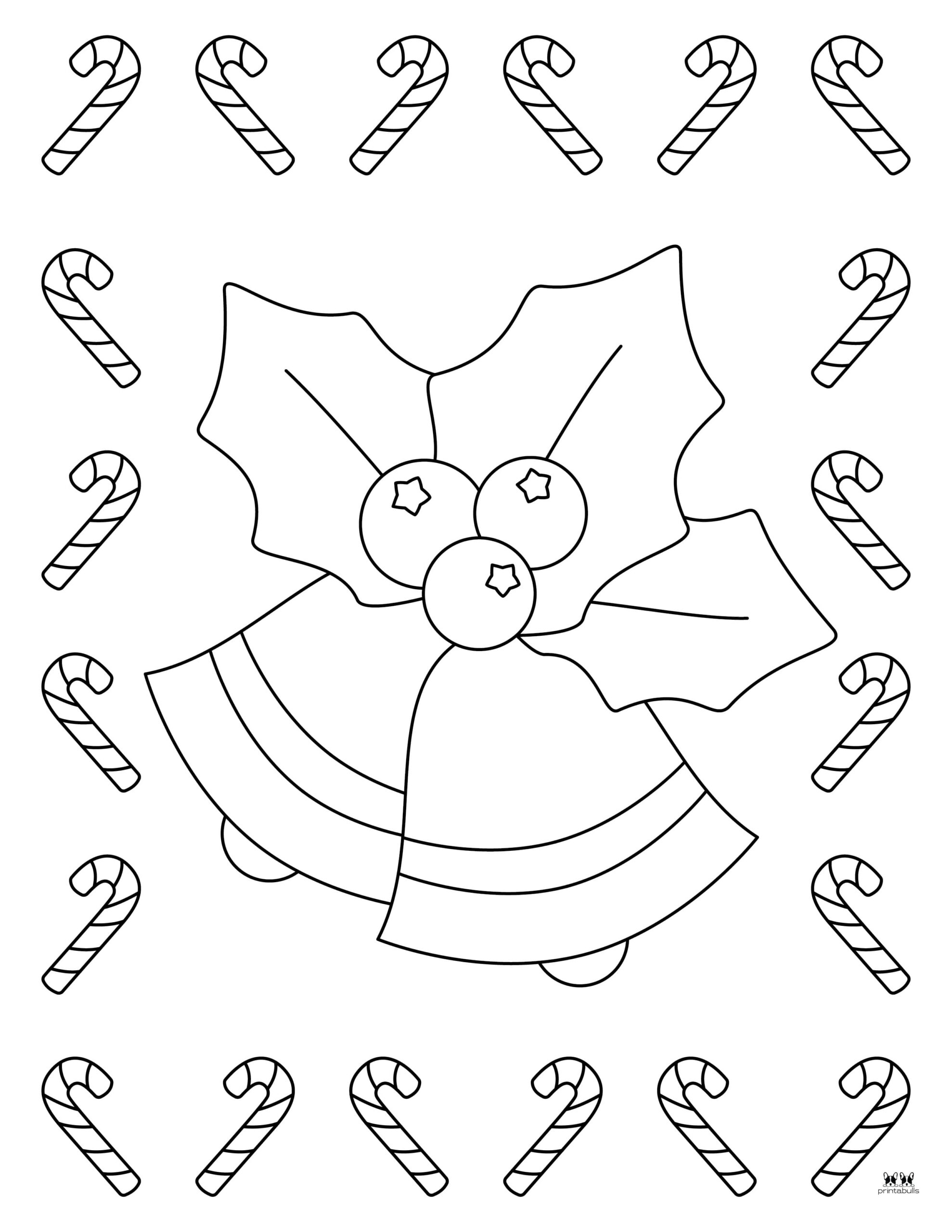 Candy Cane Coloring Pages & Templates - 35 Pages | Printabulls