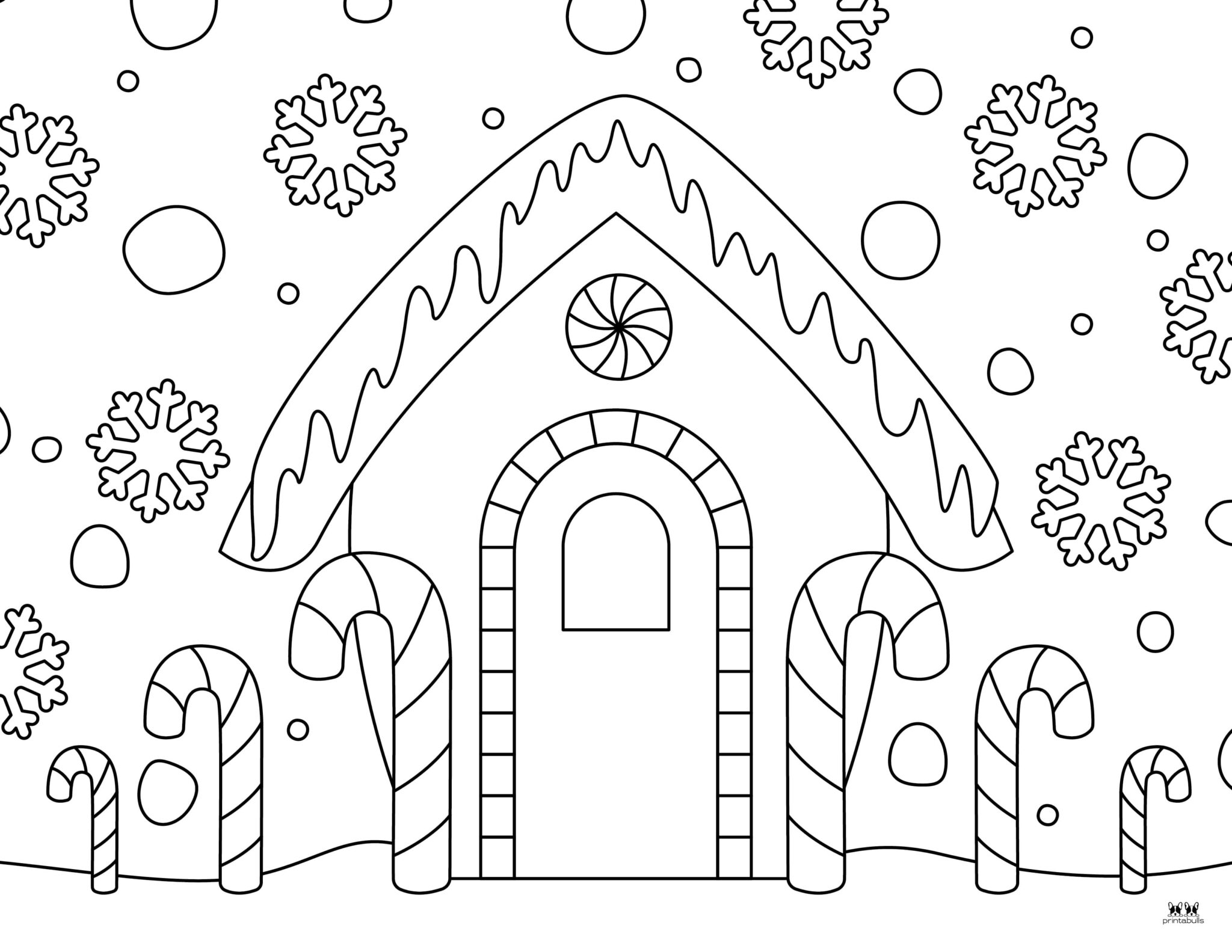Candy Cane Coloring Pages & Templates - 35 Pages | Printabulls