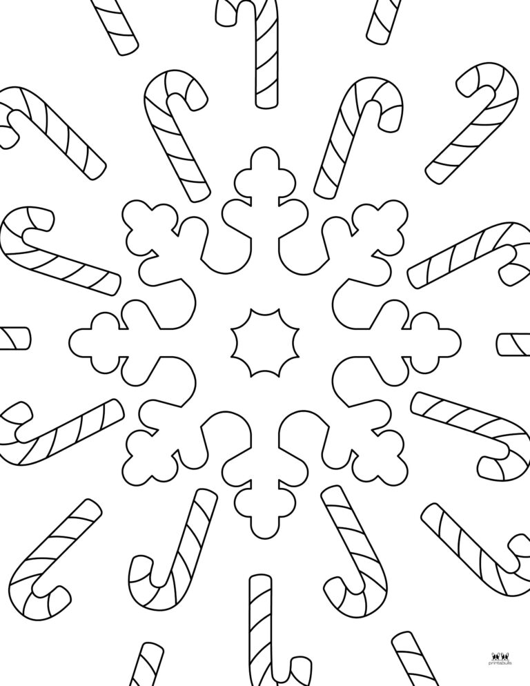 Candy Cane Coloring Pages & Templates - 35 Pages | Printabulls