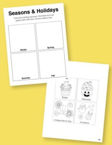 Four Seasons Worksheets & Printables - 51 Pages | Printabulls