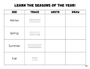 Four Seasons Worksheets & Printables - 51 Pages | Printabulls
