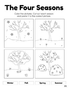 Four Seasons Worksheets & Printables - 51 Pages - PrintaBulk