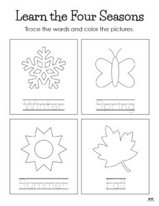 Four Seasons Worksheets & Printables - 51 Pages | Printabulls