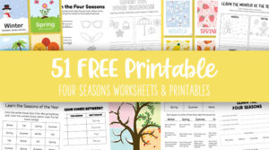 Four Seasons Worksheets & Printables - 51 Pages | Printabulls