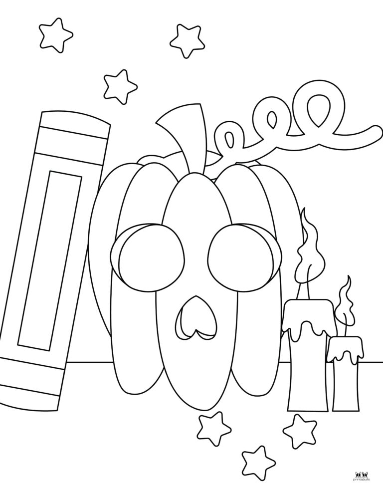 Jack-o'-Lantern Coloring Pages - 25 FREE Pages | Printabulls