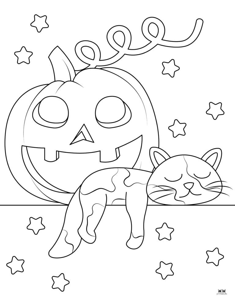 Jack-o'-Lantern Coloring Pages - 25 FREE Pages | Printabulls