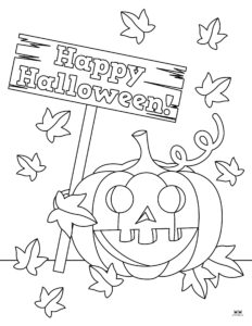 Jack-o'-Lantern Coloring Pages - 25 FREE Pages | Printabulls