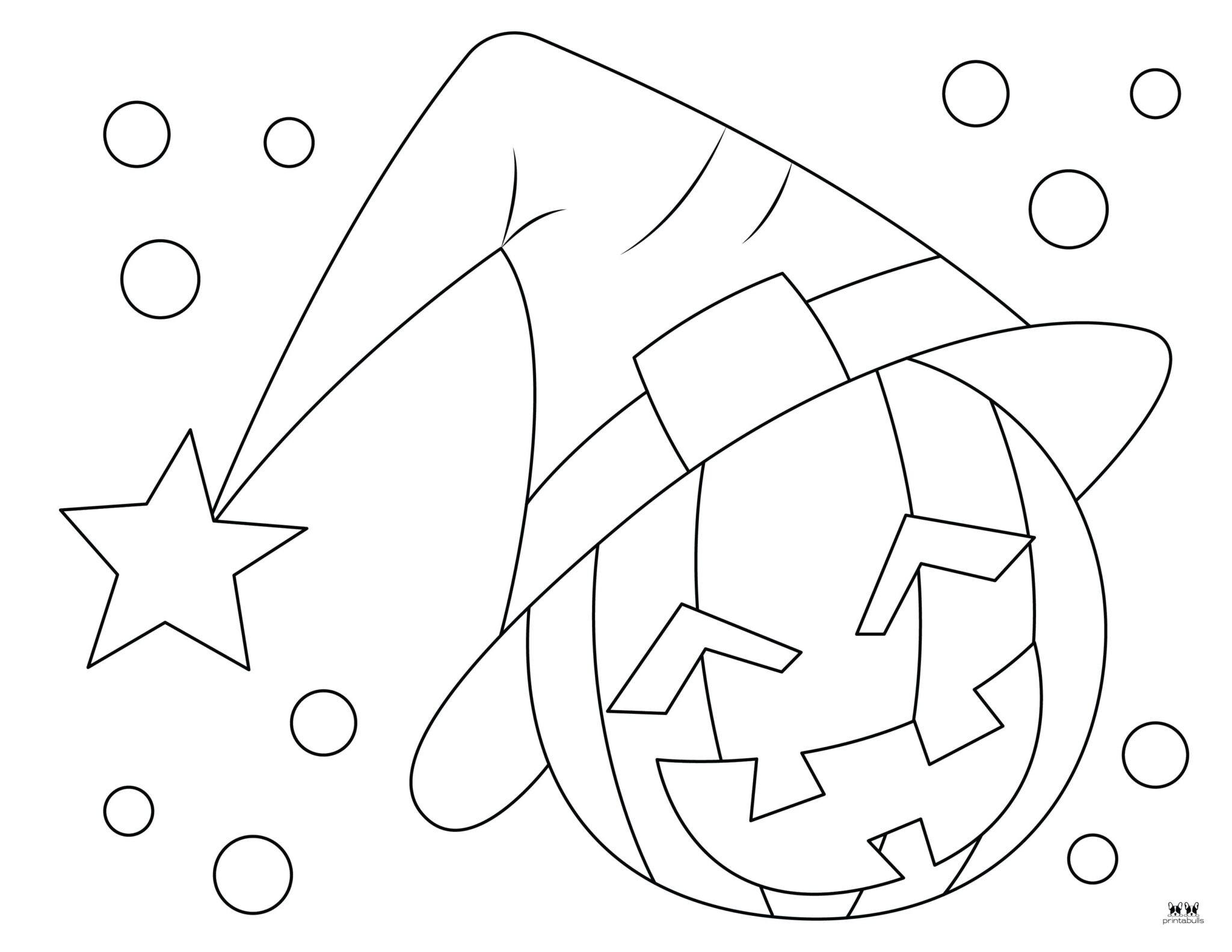 Jack-o'-Lantern Coloring Pages - 25 FREE Pages | Printabulls