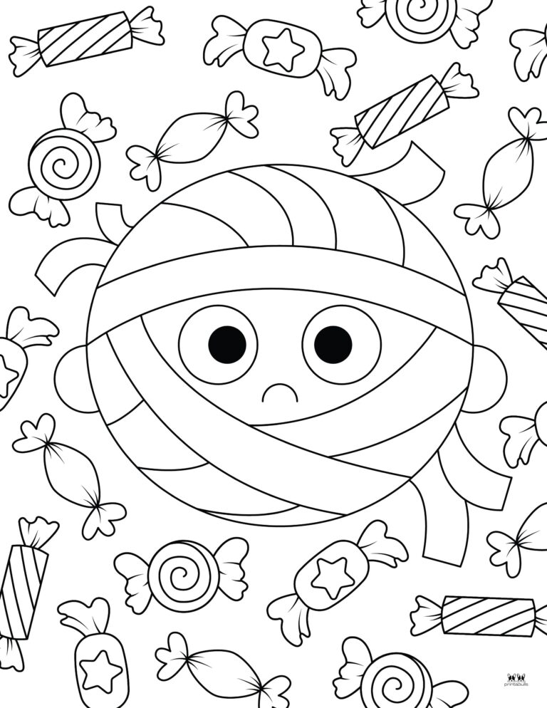 Mummy Coloring Pages & Templates - 25 FREE Pages | Printabulls