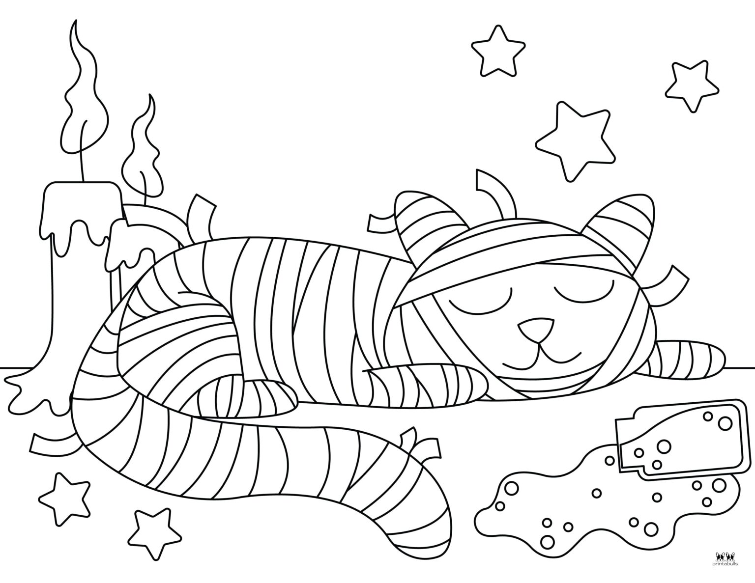 Mummy Coloring Pages & Templates - 25 FREE Pages | Printabulls
