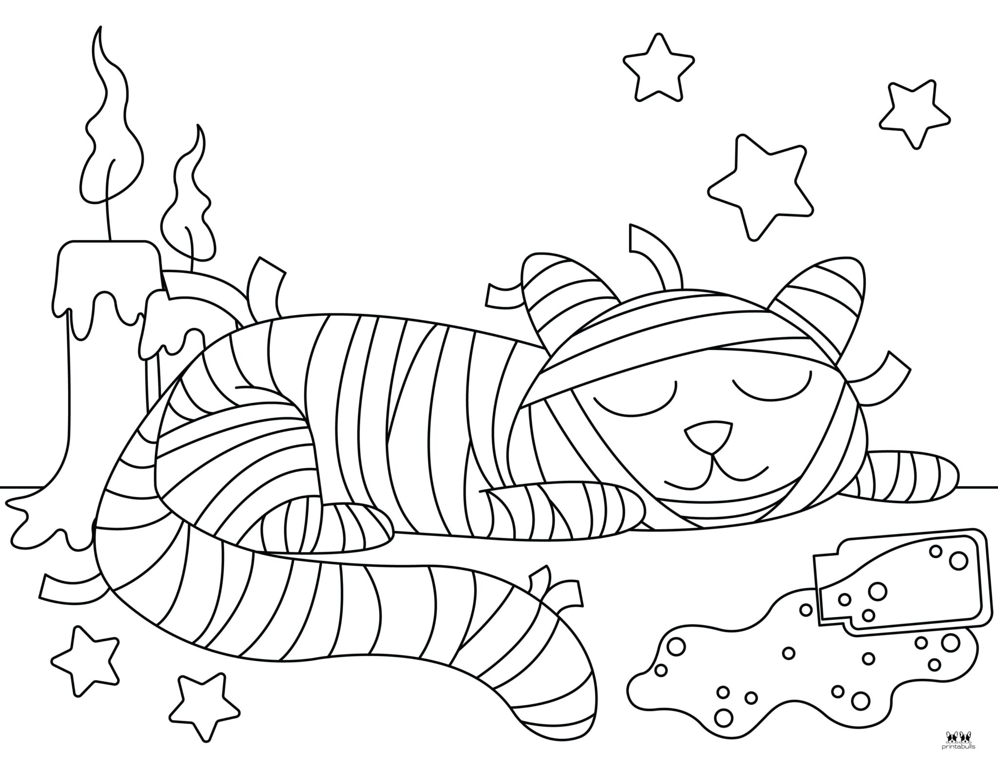Mummy Coloring Pages & Templates - 25 FREE Pages | Printabulls