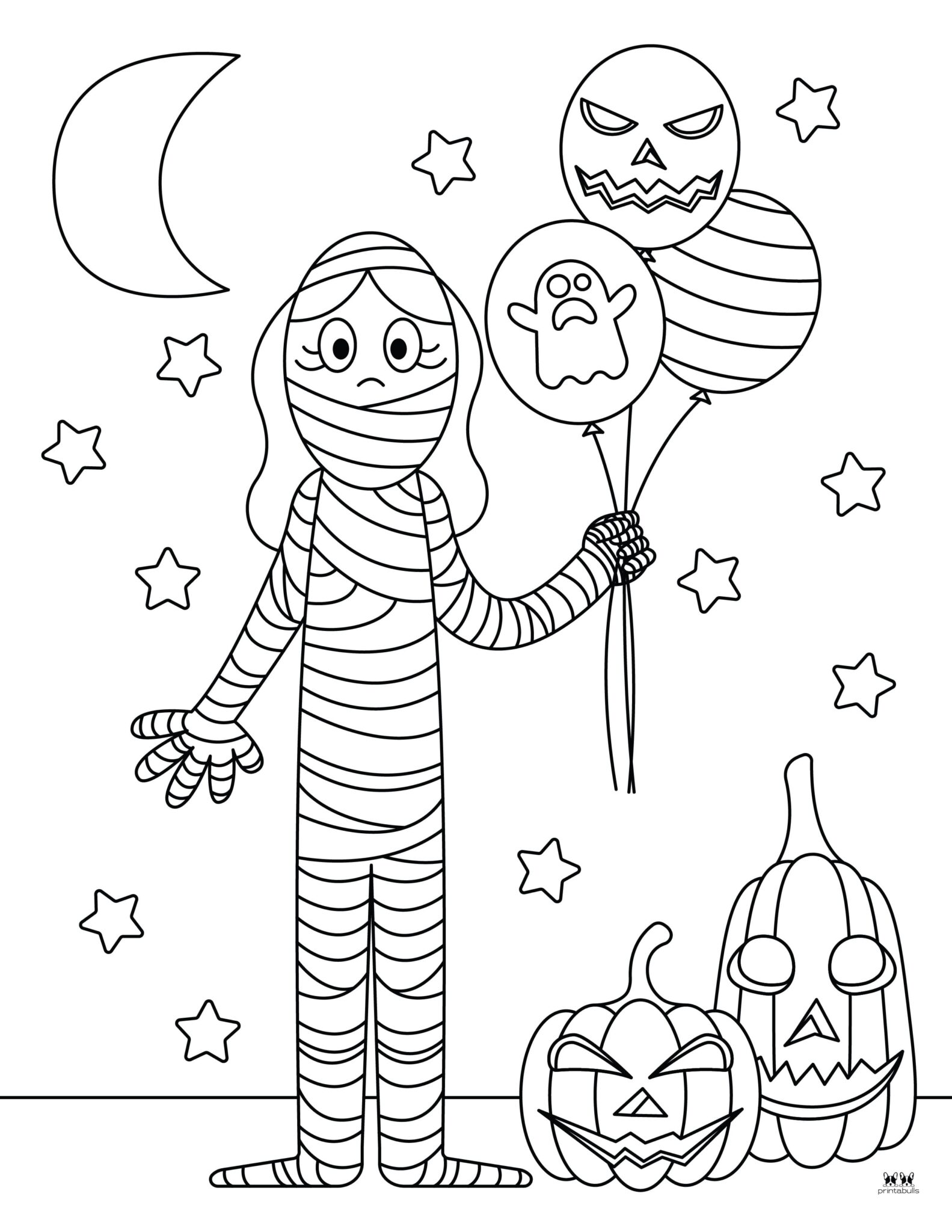 Mummy Coloring Pages & Templates - 25 FREE Pages | Printabulls
