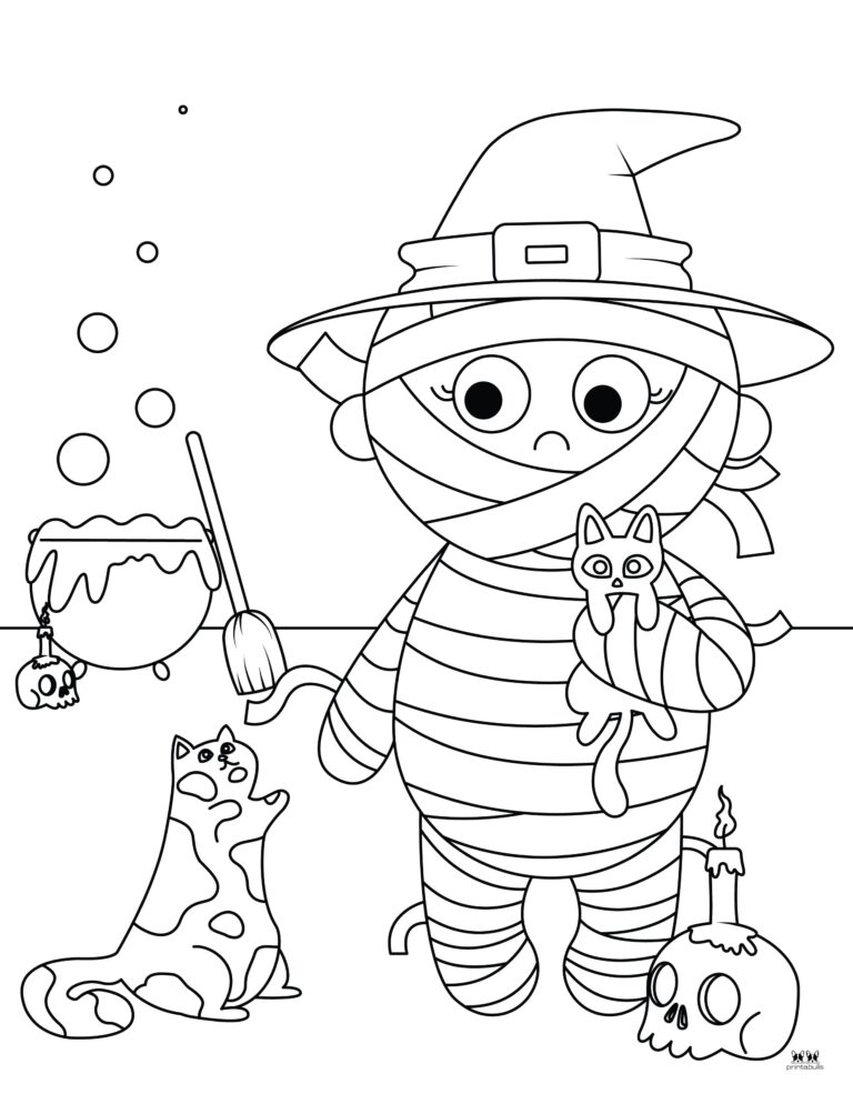 Mummy Coloring Pages & Templates - 25 FREE Pages | Printabulls