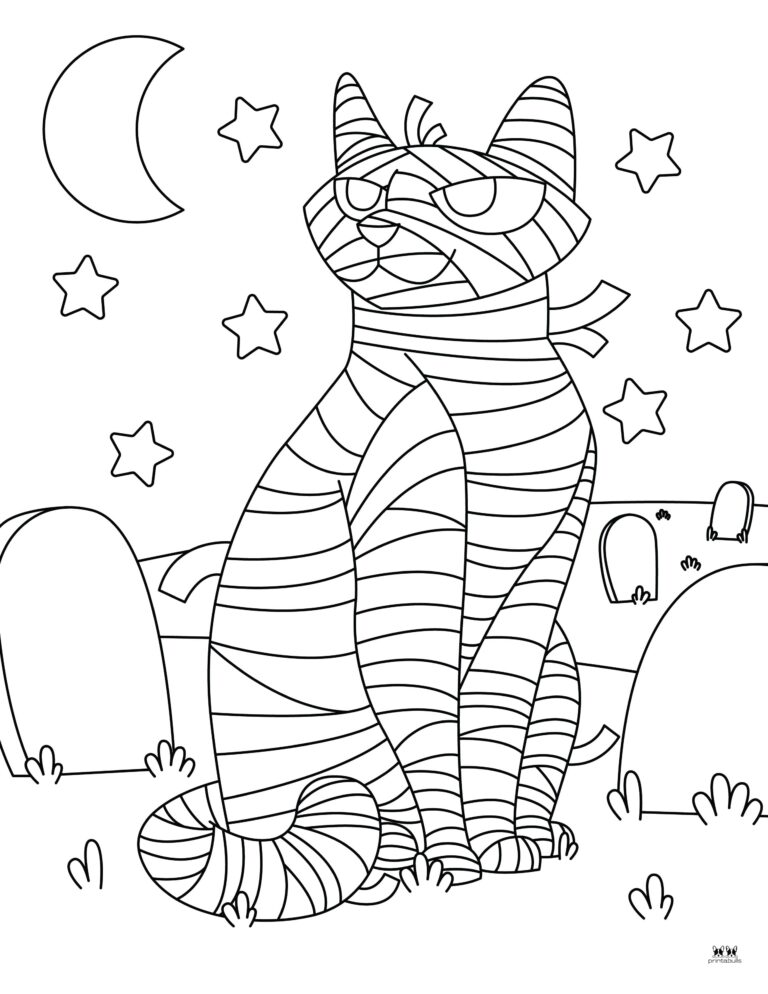 Mummy Coloring Pages & Templates - 25 FREE Pages | Printabulls