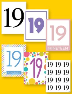 Printable Numbers - 58 FREE Printables | Printabulls