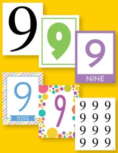 Printable Numbers - 58 FREE Printables | Printabulls