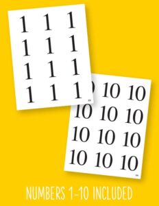 Printable Numbers - 58 FREE Printables | Printabulls