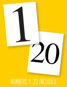 Printable Numbers - 58 FREE Printables | Printabulls