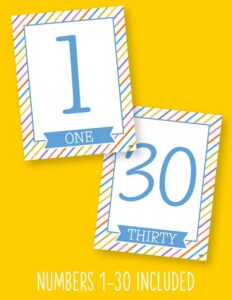 Printable Numbers - 58 FREE Printables | Printabulls