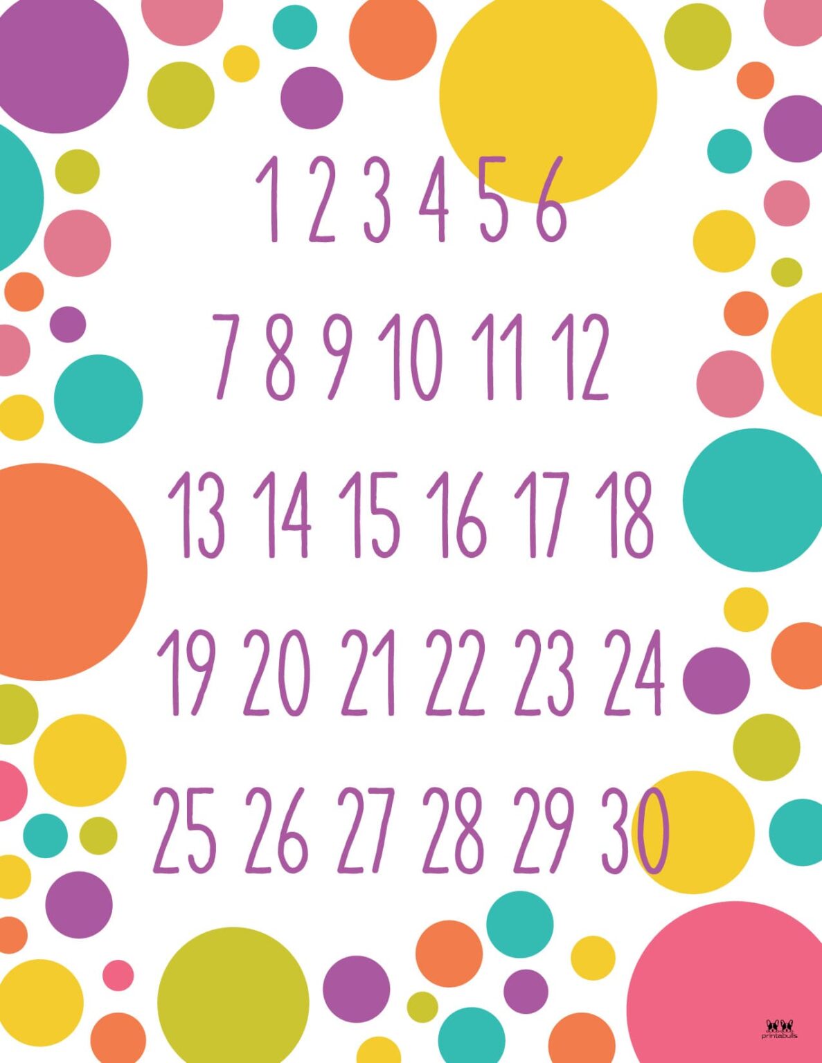 Printable Numbers - 58 FREE Printables | Printabulls